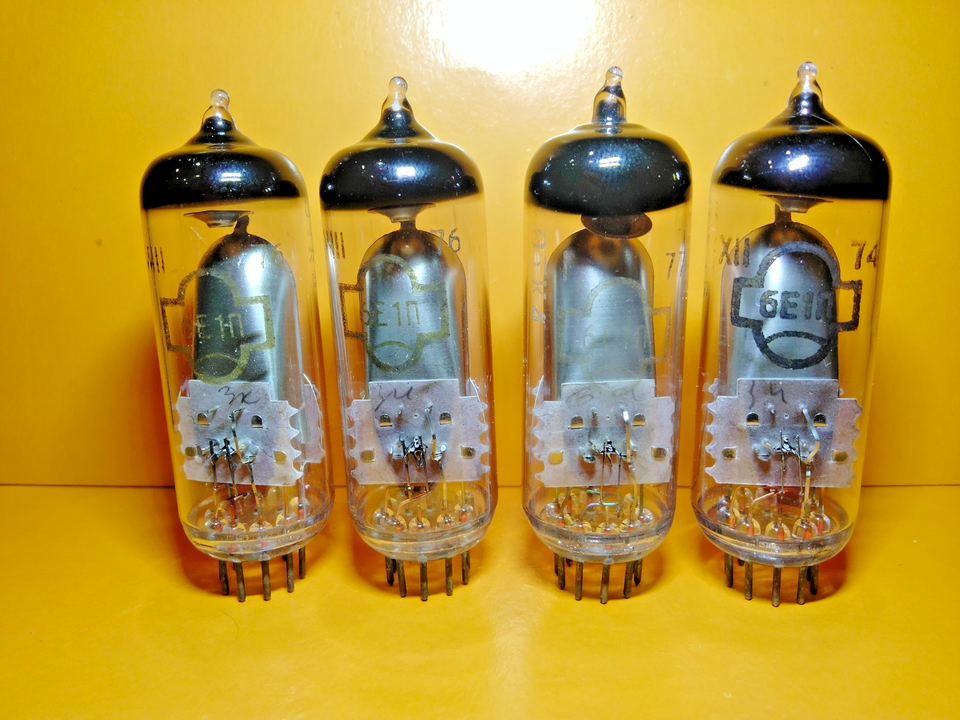 4pcs New 6E1P/ 6BR5 / EM80 Magic Eye NOS Tubes | eBay.de