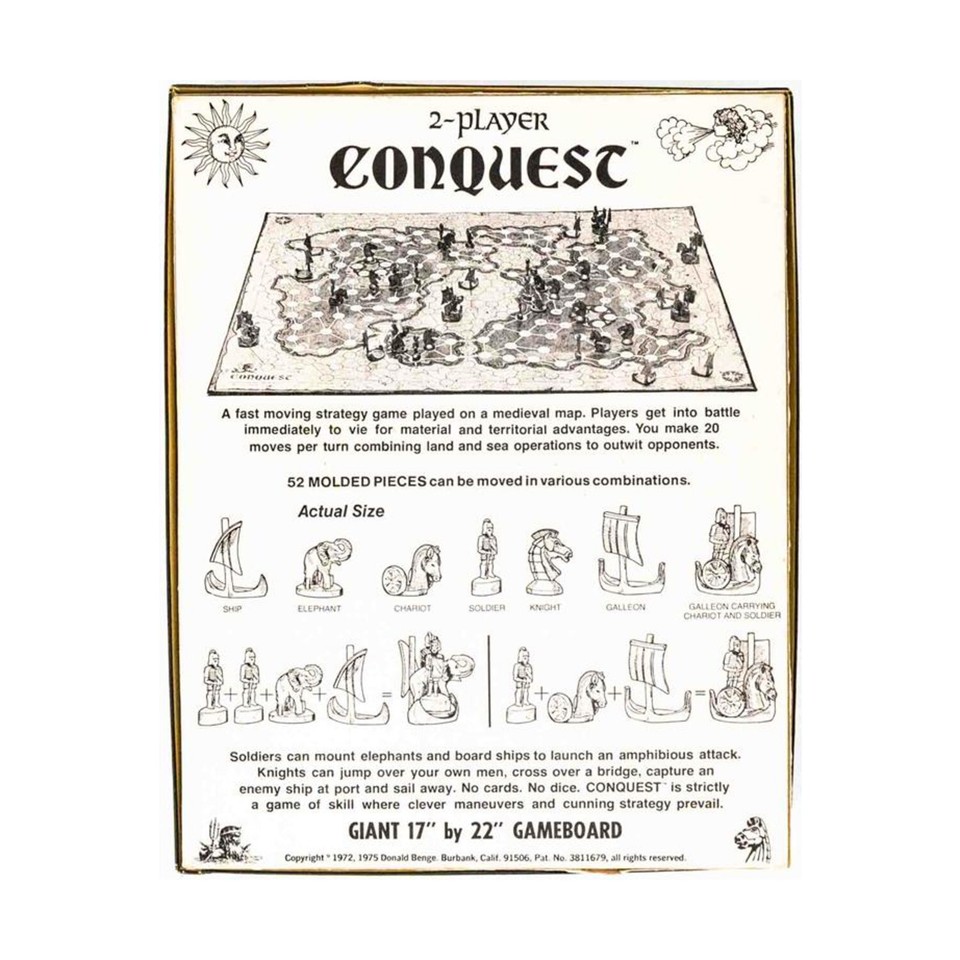 Conquest Games Wargame Conquest (1972 Ed) Box Fair/VG | eBay