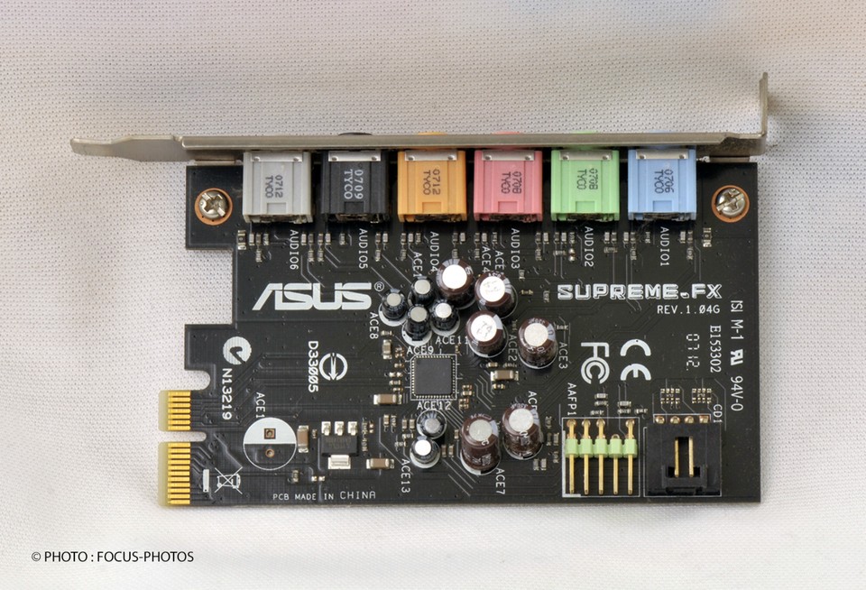 Asus Supreme FX Sound Card Audio Card Rev 1.04G | eBay