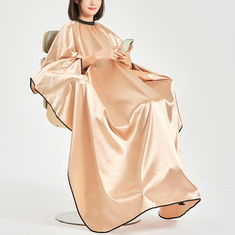 Salon Hairdressing Apron Barbers Hair Cutting Gown Cape Waterproof ...