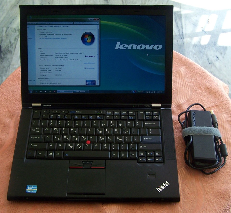Lenovo ThinkPad T420s Intel i5, 2.50GHz 6GB 2x320GB HDs, Dual Win 7-10 ...