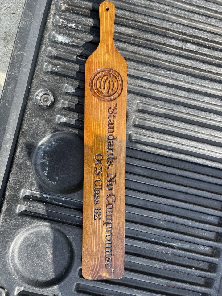 Custom wooden paddle laser engraved with your text, message, design ...