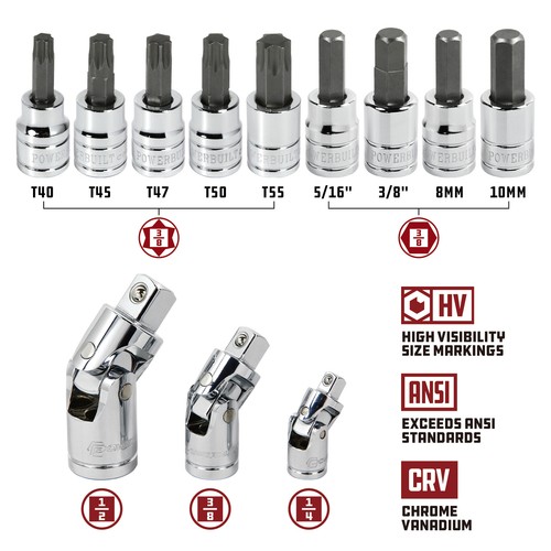 Powerbuilt 200 Piece Master Mechanic's Service Tool Set - 642472 | eBay