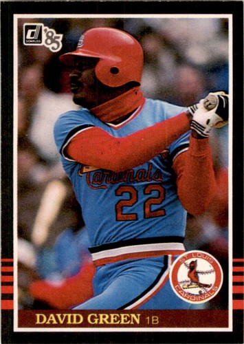 1985 Donruss David Green 101 Baseball Cards #303 | eBay