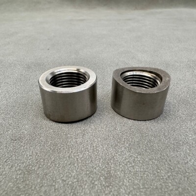 2Pack O2 Oxygen Sensor Curve Notched Nut Bung M18 X 1.5 304 Stainless ...