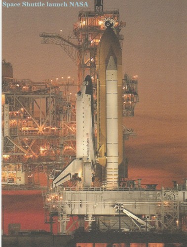 "Nasa's ...Atlantis Space Shuttle Launch" ...NASA- {Postcard} | eBay