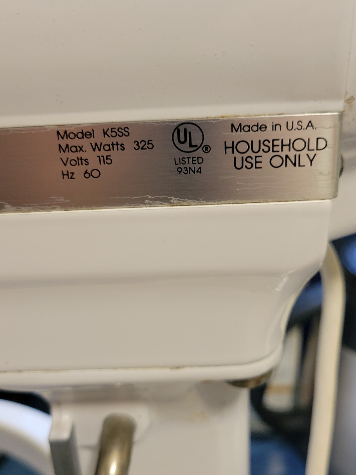 KitchenAid K5SS Heavy Duty Series 5qt Stand Mixer - White for sale ...