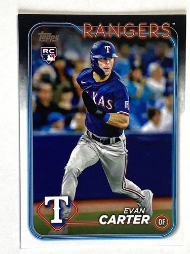 2024 Topps Evan Carter Rookie Card #280 Rangers | eBay
