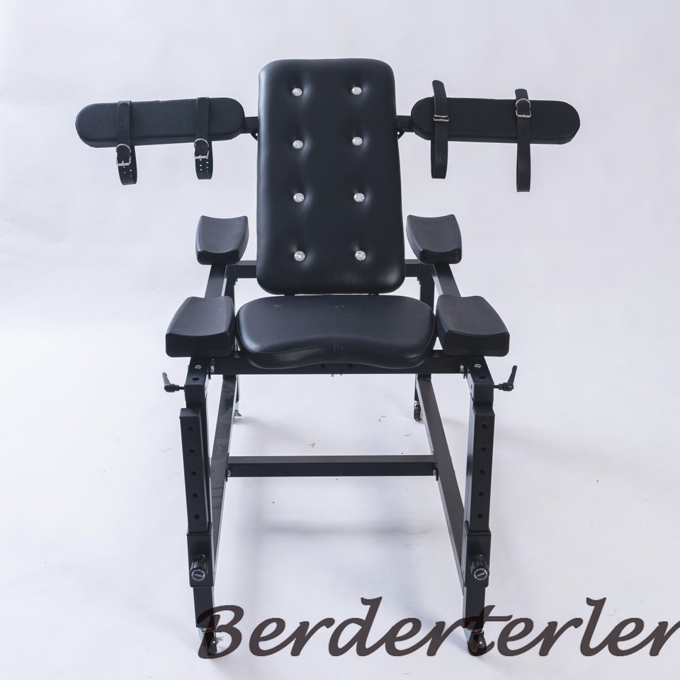 Large BDSM Sex Chair with Machine Open Leg Spreader Restraint Frame for ...