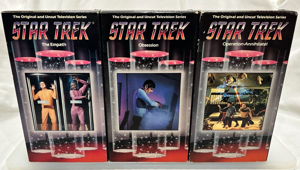 Vintage Lot Of 22 Star Trek Original Uncut Television Series VHS Tapes ...