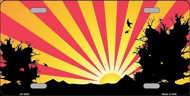 Southwest Red Sunset Metal Novelty License Plate Tag LP3835 | eBay