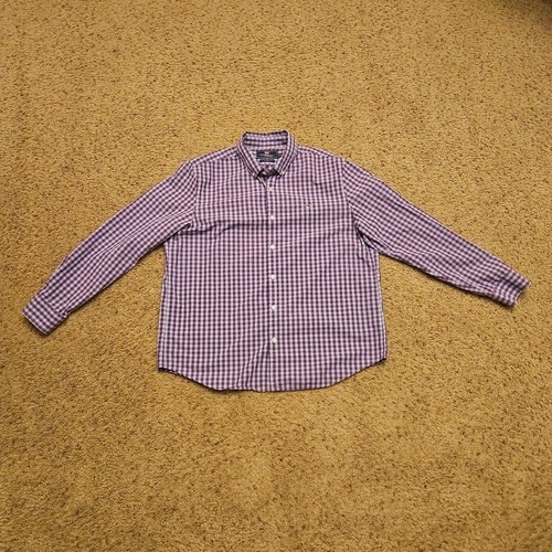 Vineyard Vines Shirt Mens Extra Large Slim Fit Whale Button Purple ...