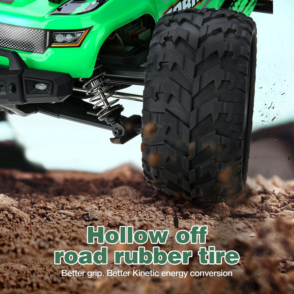 RC 4WD Basher Truck 16mph Speed On & Off Road Crawler Drift Monster Big ...