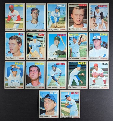 1970 Topps Baseball Set Break 17 Cards | eBay