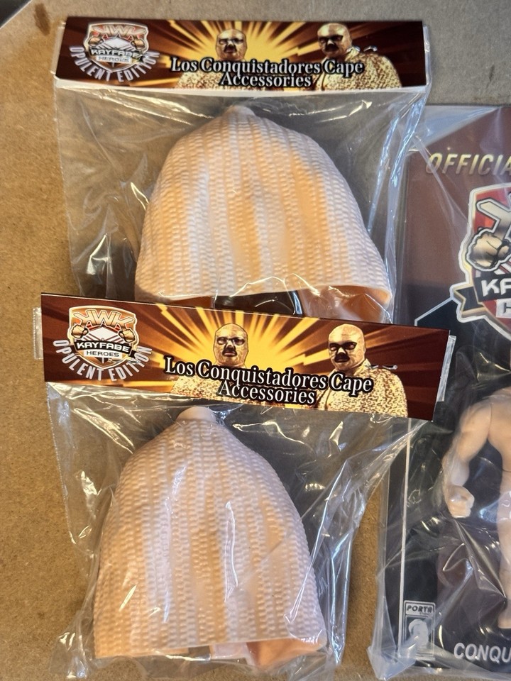 Los Conquistadores KWK Kayfabe Heroes 1/10 Testshot WWF WWE Retro ...