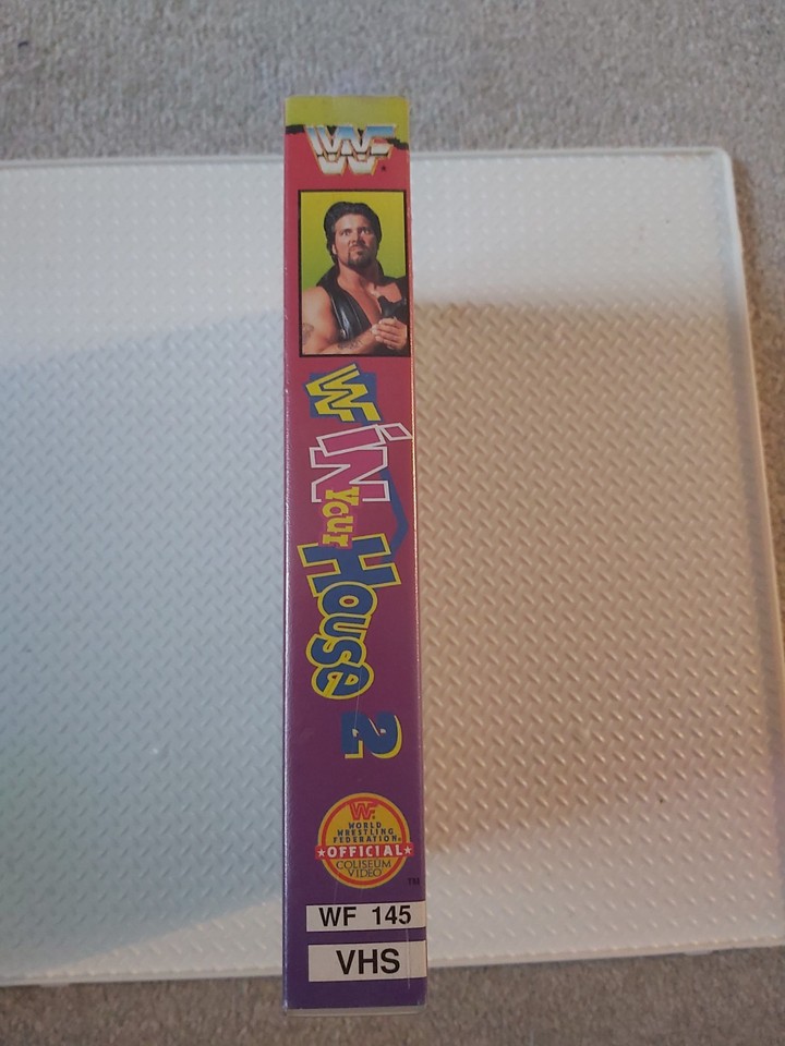 WWF - IN YOUR HOUSE 2 (VHS, 1995) video wrestling 145 minutes official ...