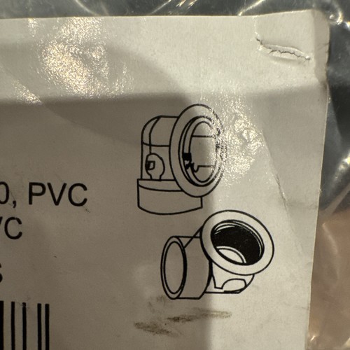 Moen Schedule 40 Rough In Kit PVC 140690 Genuine OEM Overflow Pack For ...