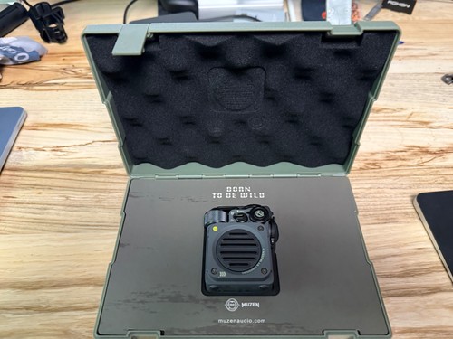 MuzenAudio “WILD” Portable Speaker – Army Green – Metal, Rugged ...