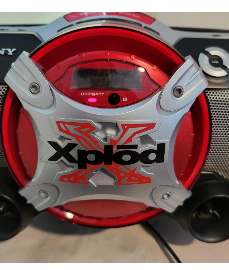 Sony Xplod CFD-G505 Mega Bass AM FM Radio CD Cassette Boom Box READ ...