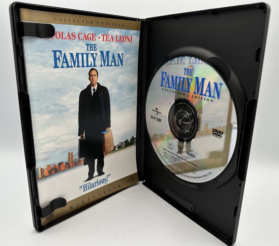 The Family Man DVD Widescreen Nicolas Cage Tea Leoni 2001 25192094125 ...