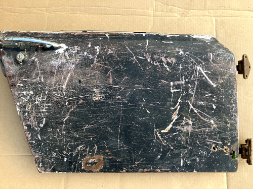 MG Midget , AH Sprite Right Black Door Shell #1 Has Glass. Fits 1964 ...