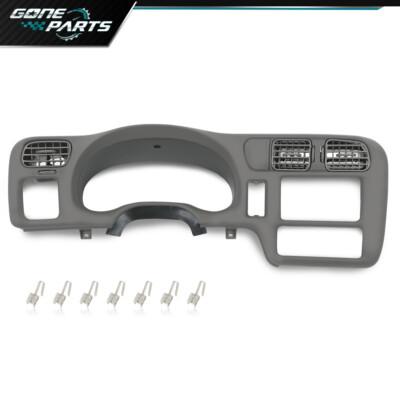 Dash Radio Cluster Bezel Double Din Fit For Chevy S10 Blazer Jimmy ...
