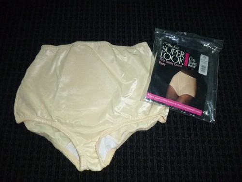 NWT Vtg Playtex Super Look Firm Control Girdle Shaper Brief #2820 Beige ...