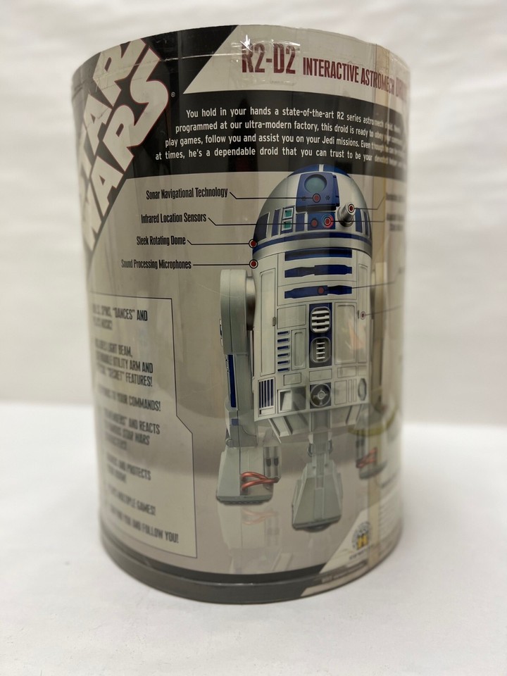 Star Wars R2-D2 Voice Activated 16" Interactive Astromech Droid Toy Bot ...
