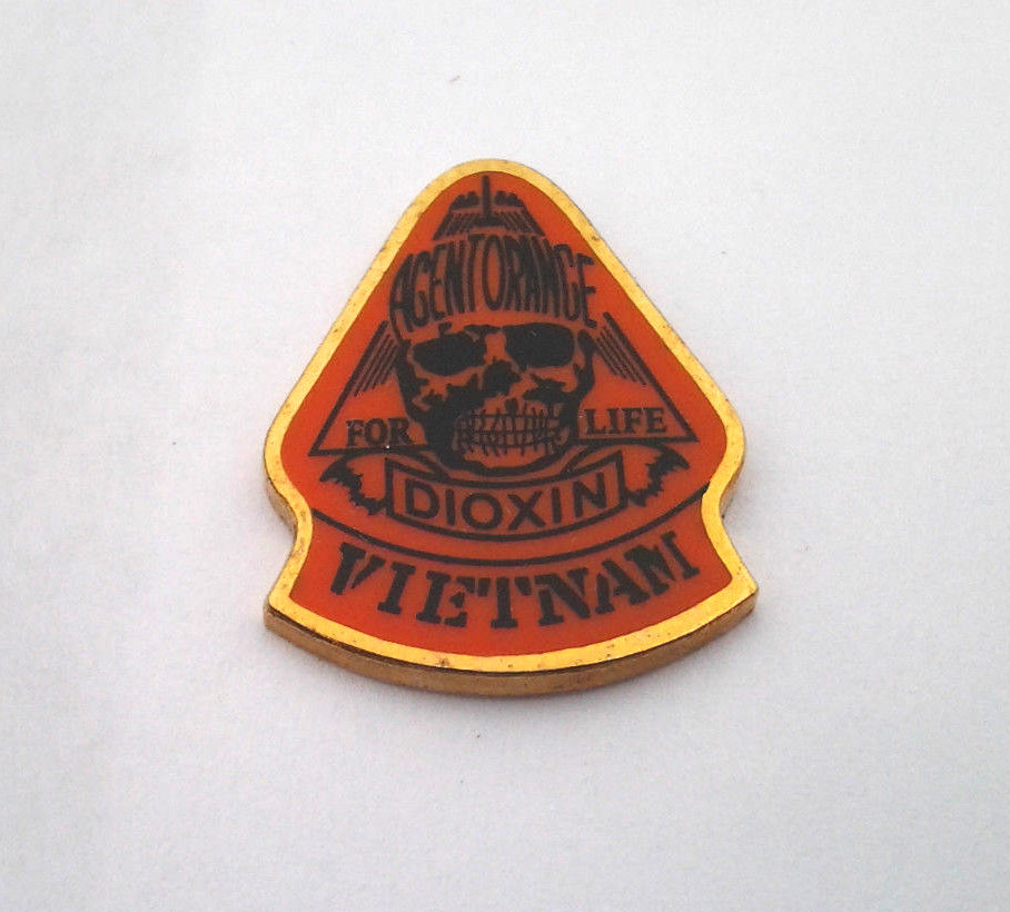 AGENT ORANGE FOR LIFE DIOXIN (1") VIETNAM Military Hat Pin 14277 HO | eBay