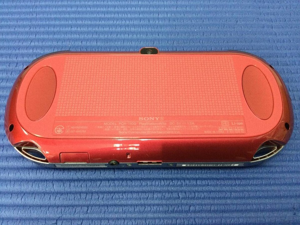 SONY PlayStation PS Vita PCH-1000/1100 ZA03 Cosmic Red Wi-Fi Model w/o ...