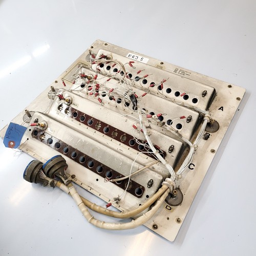 GENUINE ERJ REGIONAL AIRCRAFT CIRCUIT BREAKER PANEL FROM COCKPIT ITEM ...