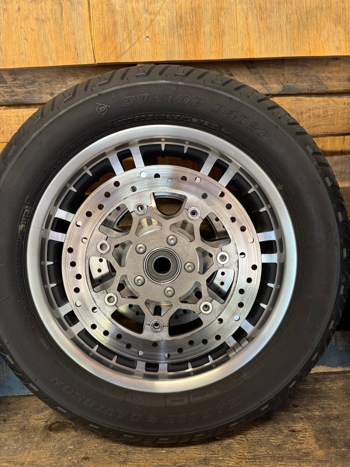 Take-off Harley Davidson Tri-Glide Wheels, Tires, & Rotors TRI-2477-16 ...