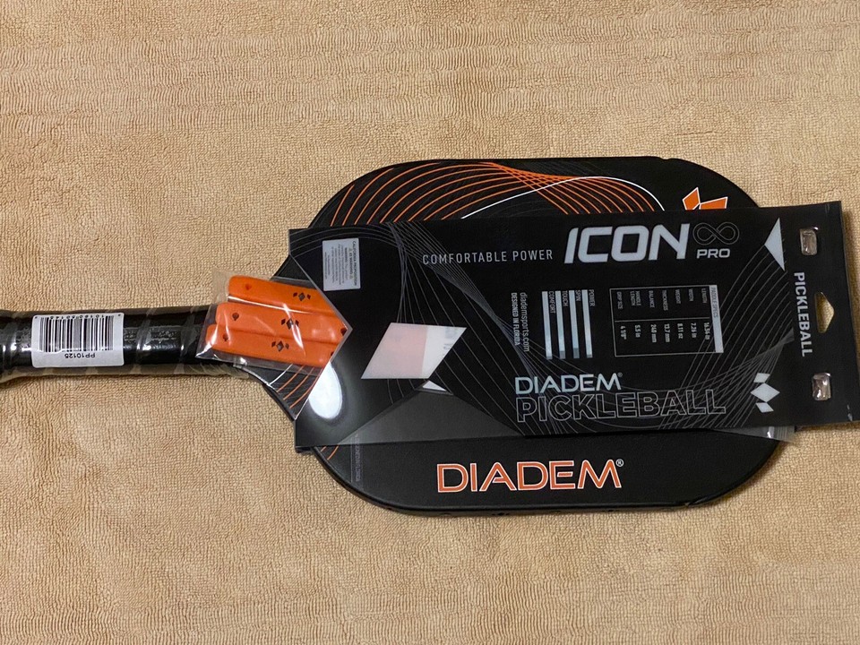 Diadem Icon Infinity pro ♾️ pickleball paddle - Orange Colorway. Brand ...