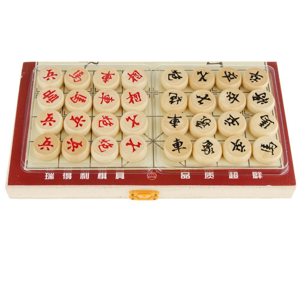 Portable Xiangqi Chinese Chess Set Foldable Board Game Chess | eBay