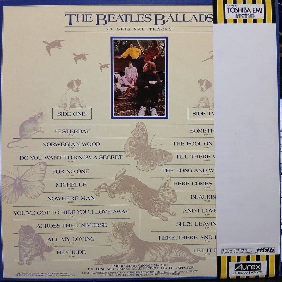 PROMO Japan ODEON CD with LP band sample board white label The Beatles ...