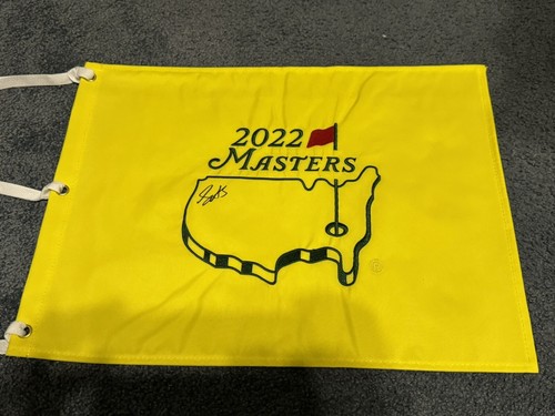 2024 Masters Champion Scottie Scheffler Autographed 2022 Masters Flag ...