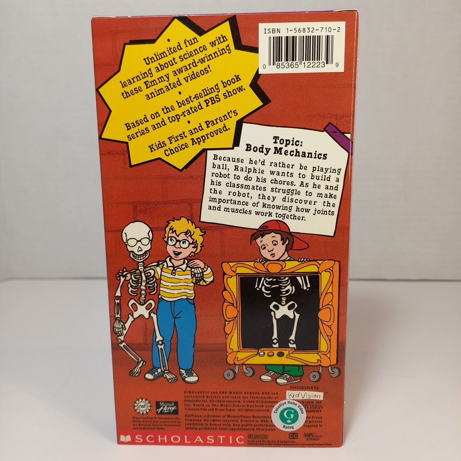 Magic School Bus, Flexes Its Muscles (VHS, 1997) Scholastic ...