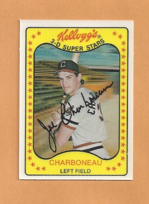 1981 Kellogg's 3-D Super Stars Joe Charboneau Indians # 54 | eBay
