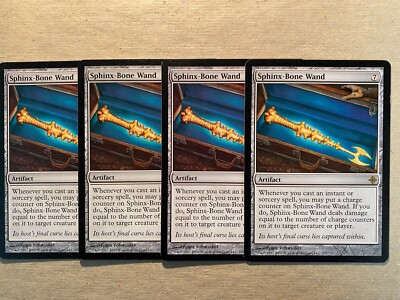MTG 4x Sphinx-Bone Wand Rise of the Eldrazi Modern Magic the Gathering ...