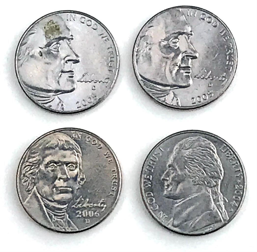 New Jefferson nickels 5c USA 2004 2005 2006 (4 ea) | eBay