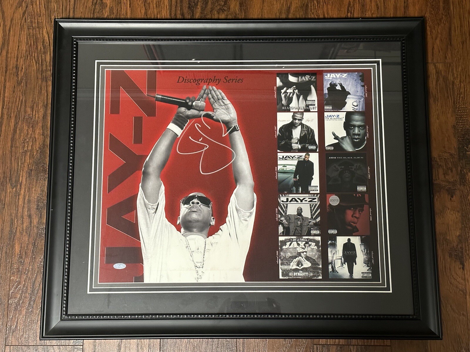 Jay-Z autographed Signed framed discography STEINER COA included | eBay