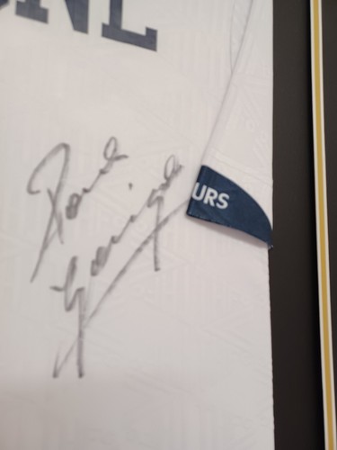 Paul Gascoigne of Tottenham Signed SHIRT Autograph Jersey Spurs 1991 ...