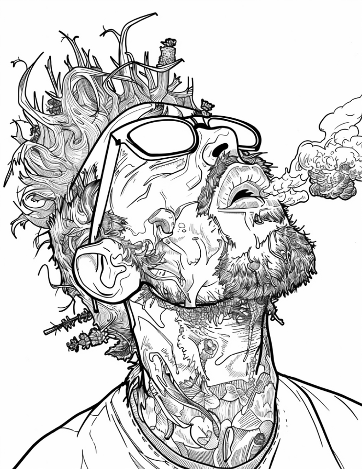 Stoners 3 Coloring Book | Trippy, far out fun | eBay