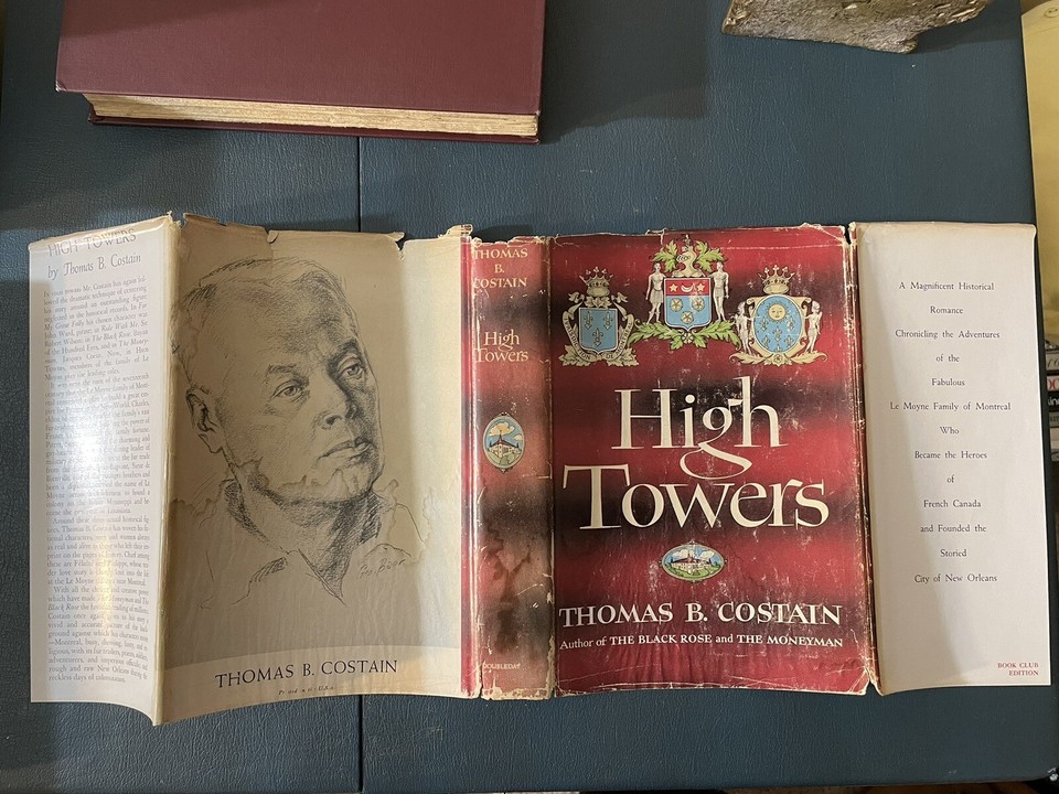 High Towers by Thomas B. Costain, 1949 historical romance novel Le ...