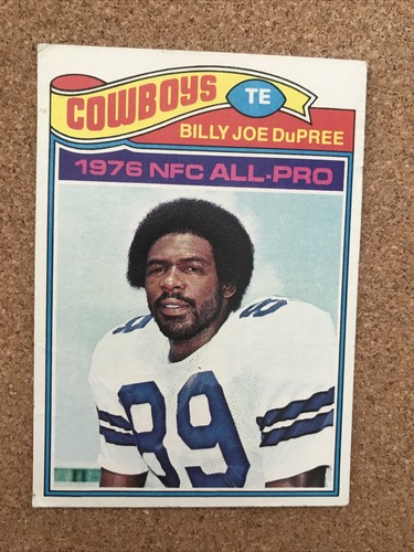 1977 Topps #317 Billy Joe Dupree - Dallas Cowboys | eBay