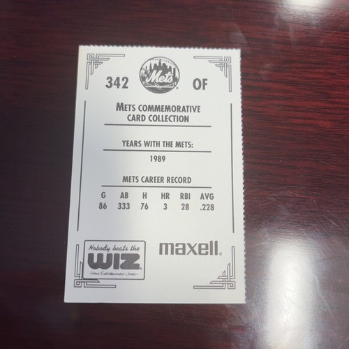 1991 New York Mets Nobody Beats The WIZ #342 Juan Samuel | eBay