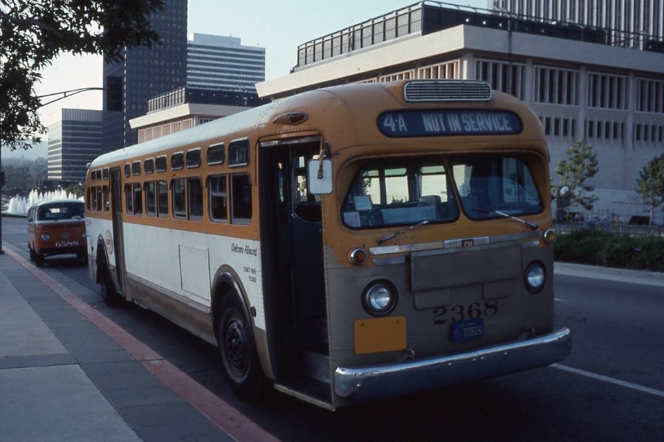 MS Orig Slides (21) So California Rapid Transit LA RTD Buses Taken 1972 ...