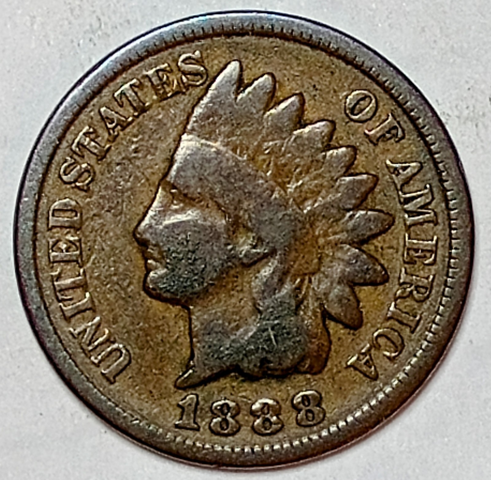 Indian Head Penny Lot of "1" VERY NICE 1888 GOOD OR BETTER°$ FREE ...
