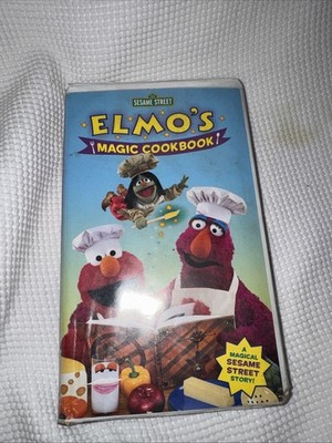 Sesame Street Elmo's Magic Cookbook VHS 2001 PBS Kids Clamshell Case ...