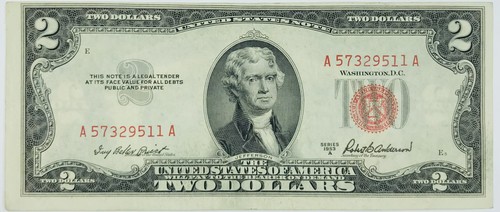 1953 $2 UNITED STATES NOTE! MS+++! AWESOME FIND! MUST SEE! AMAZING! NR ...